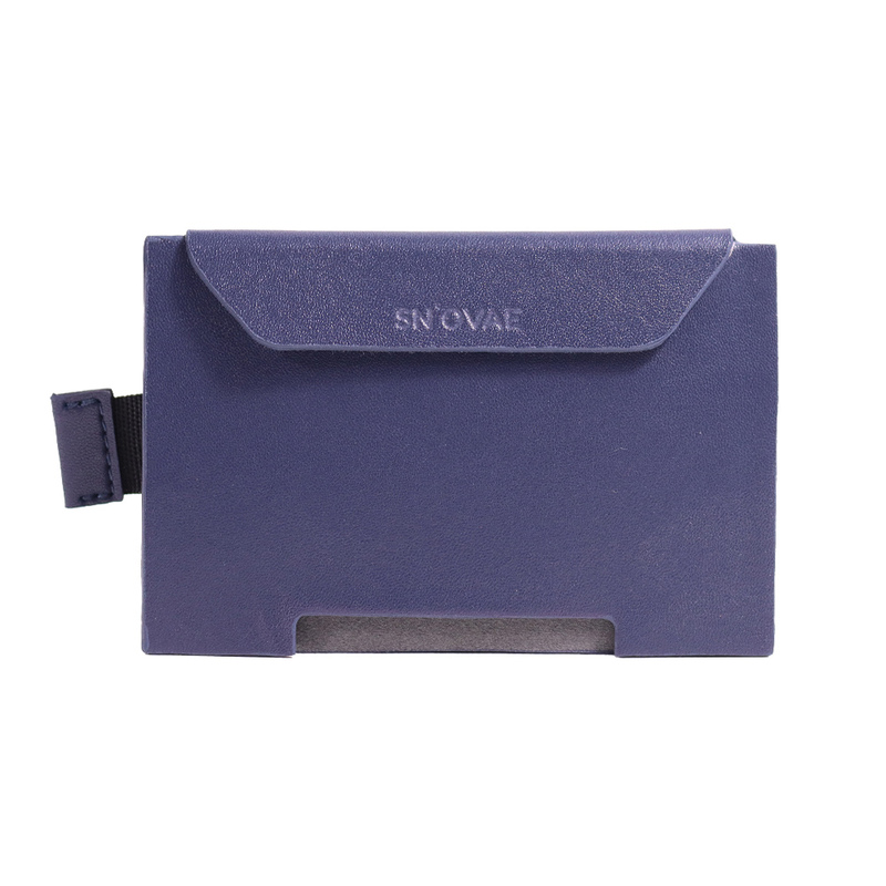 SN°OVAE｜SN°OVAE 翻轉卡片夾/海軍藍 - T-Shopping 高鐵線上購