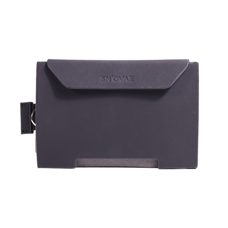 SN°OVAE｜SN°OVAE 翻轉卡片夾/沉穩黑 - T-Shopping 高鐵線上購